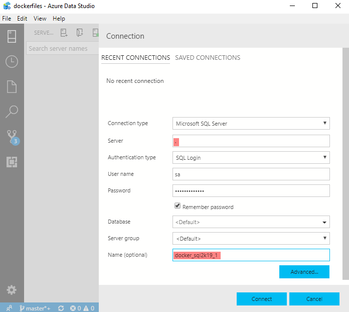Sql Server 2019 For Linux In Docker On Windows Niels